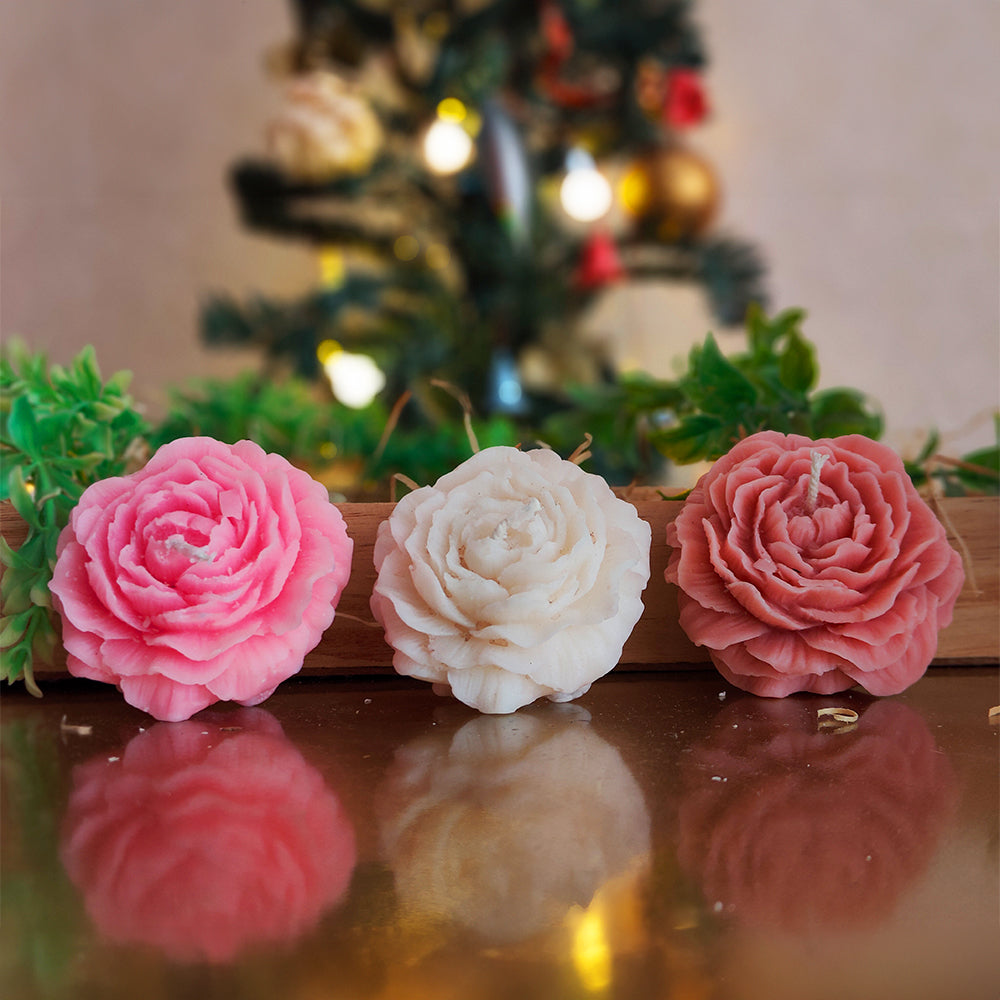 ROMANTIC ROSES: Set of 3 – One Triple Decor®